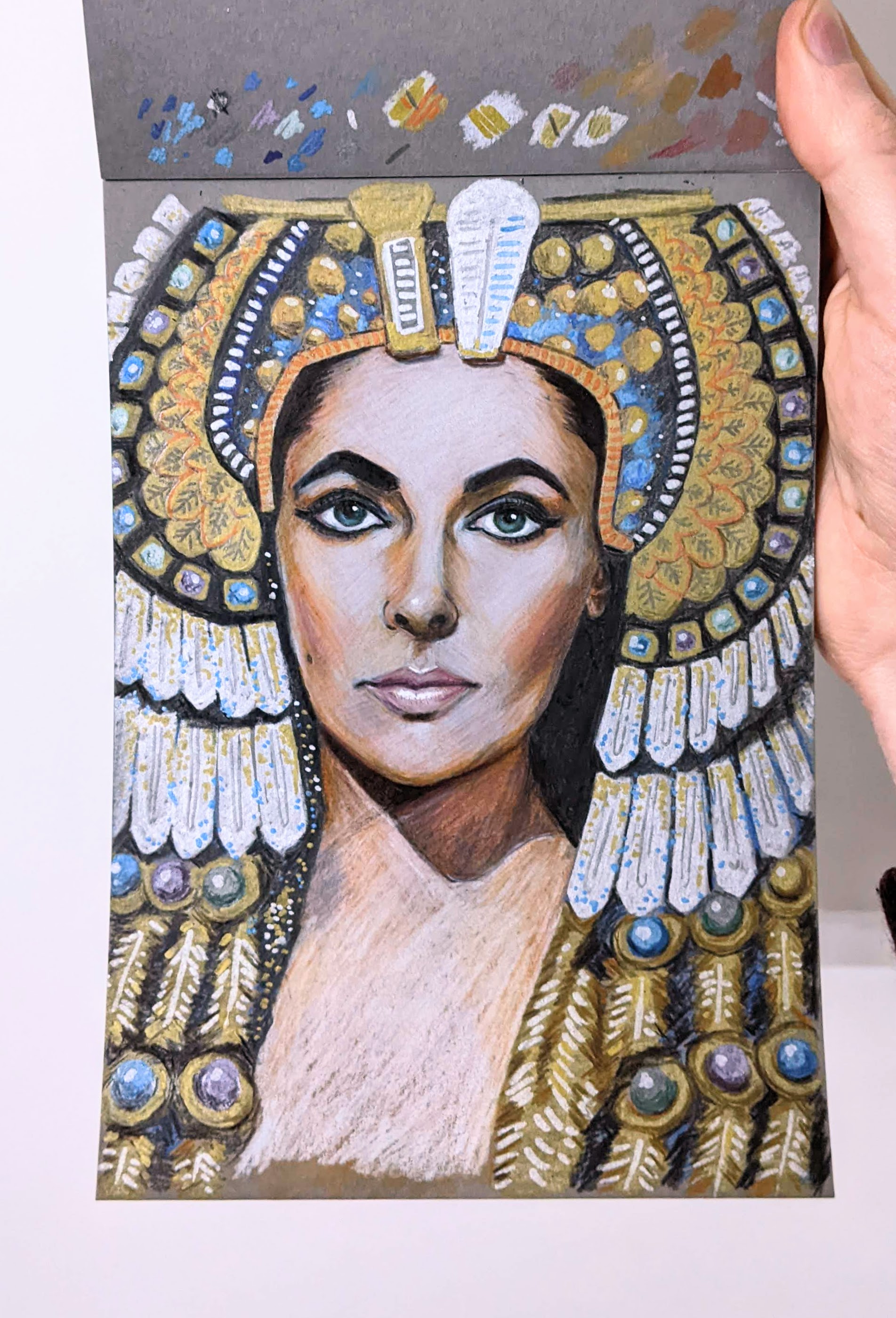 Elizabeth Taylor / Cleopatra Portrait Study – Stuart Herrington ...
